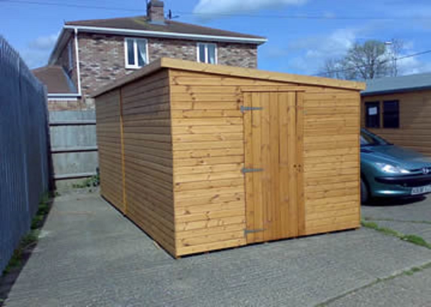 apex shed and pent shed image gallery from shed king timber buildings ...