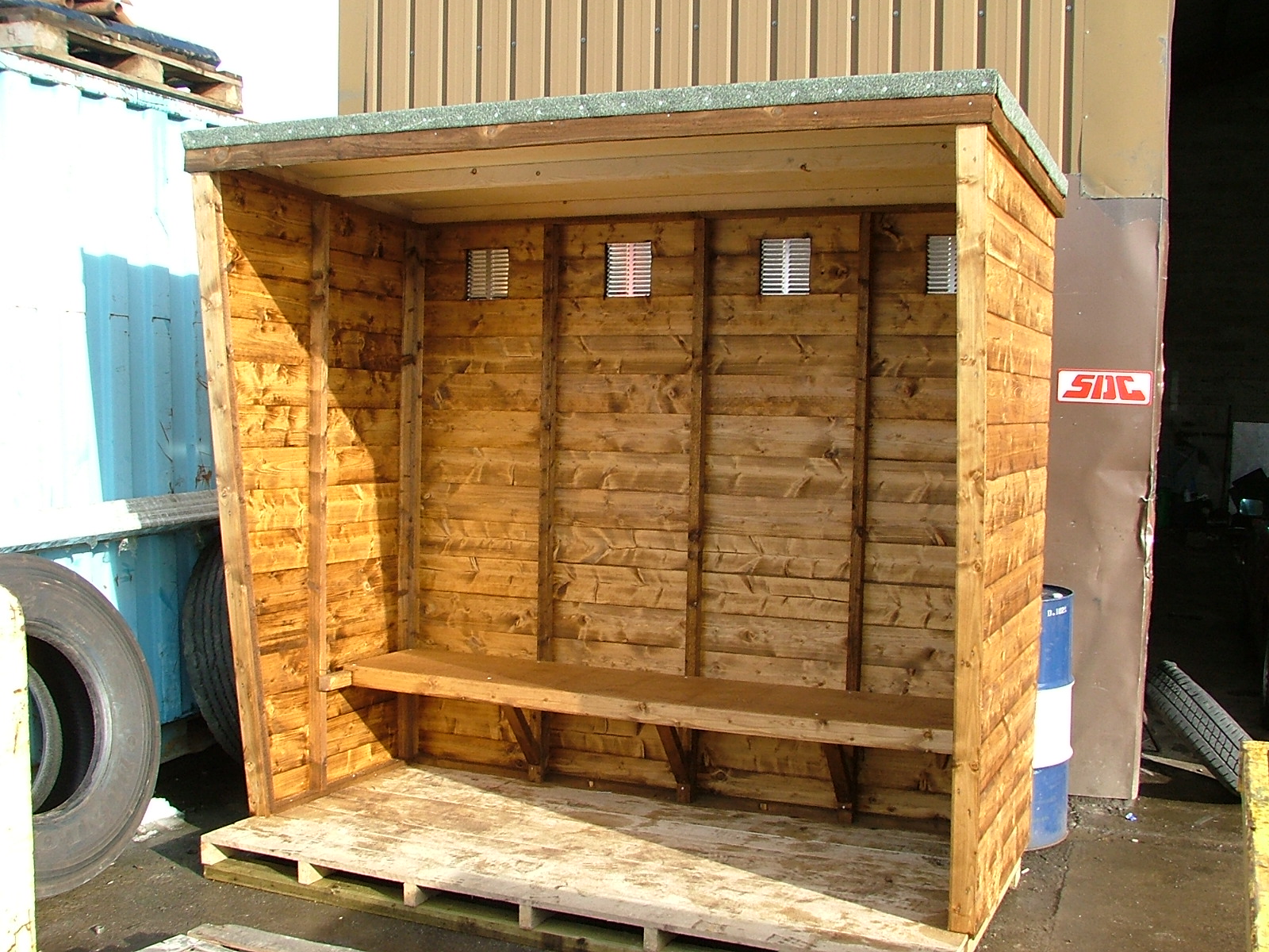 shed king based in liverpool merseyside timber smoking shelter shelters ...